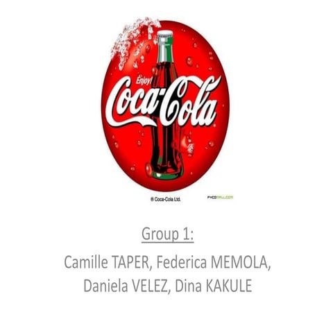 Coca Cola case study | PPTX