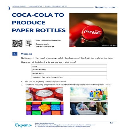 Coca cola-to-produce-paper-bottles | PDF