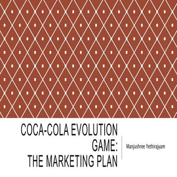 Coca Cola Evolution Game | PPTX