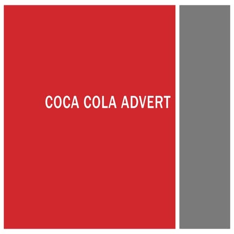Coca cola advert | PPTX