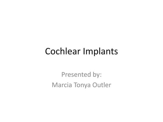 Deaf And Hard Of Hearing | PPT