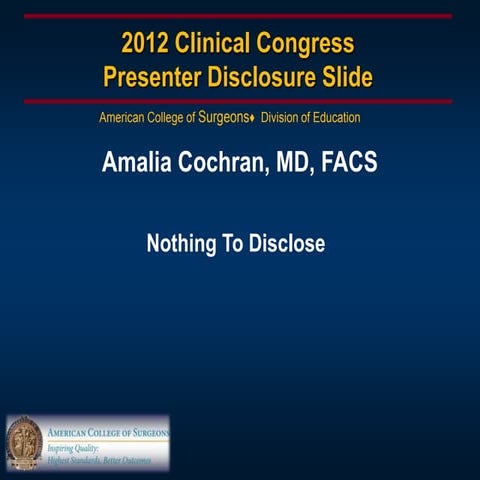 Cochran ACS Presentation | PPTX