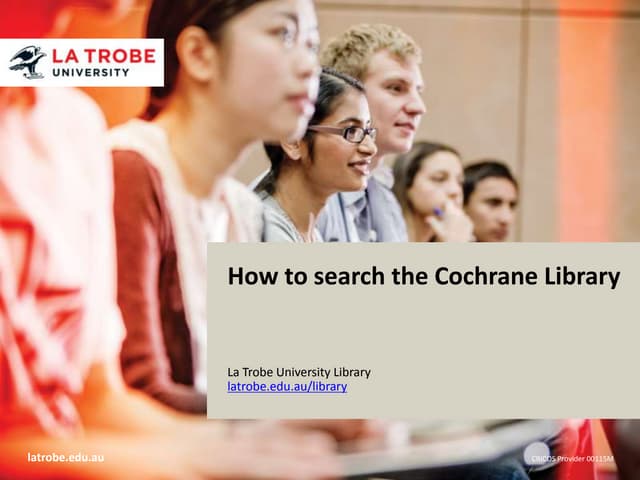 The Cochrane library | PPTX