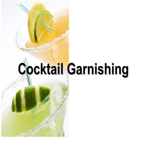 Cocktail | PPT | Alcoholic Beverages | Food & Drink