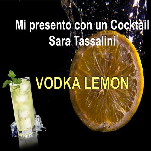 Mi presento con un Cocktail | PPTX