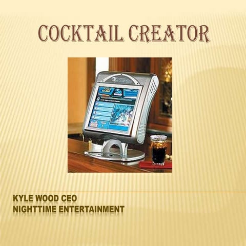 Cocktail Creator Presentation | PPT