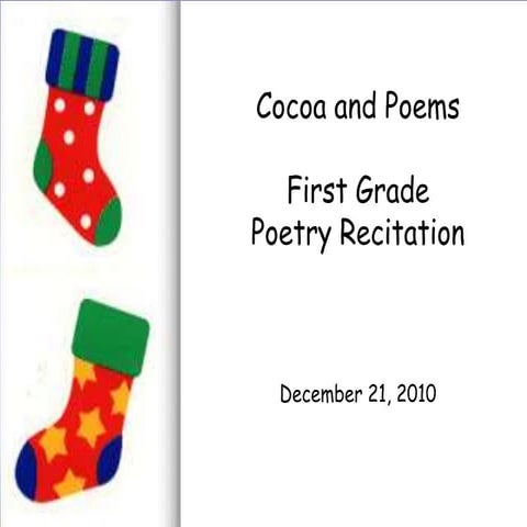 Cocoa and Poems | PPSX