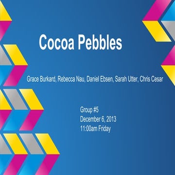 Cocoa pebbles | PDF