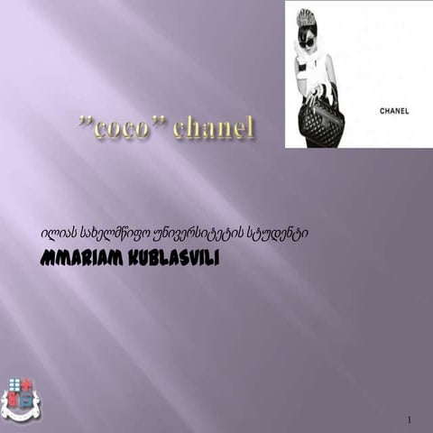 ''Coco'' chanel | PPTX