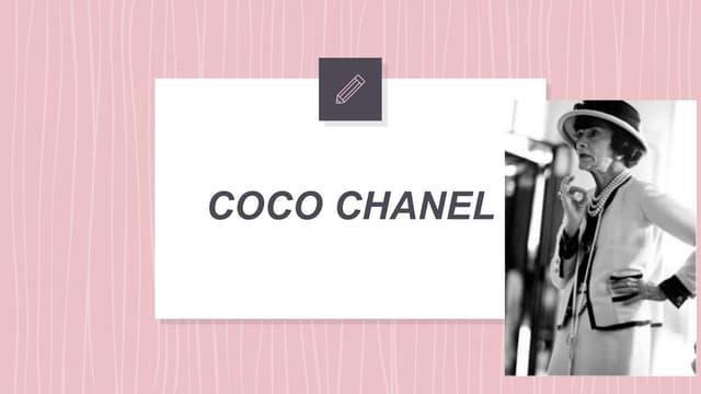Coco Chanel Powerpoint Final Presentation | PPTX