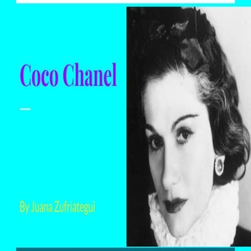Coco chanel presentation | PPTX