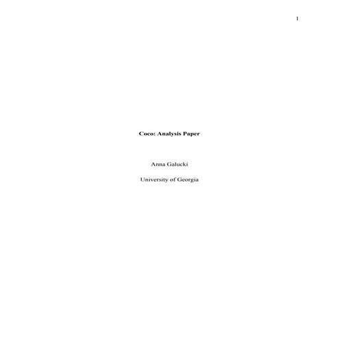Coco Analysis | PDF