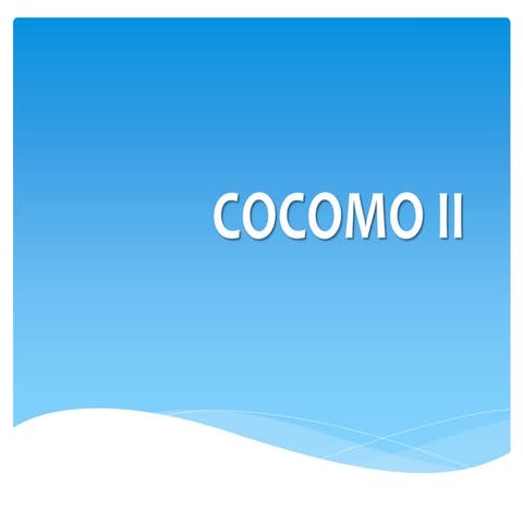 Cocomo ii | PPTX