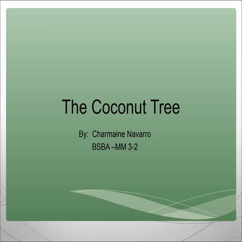 Coconut.tree ppt | PPT