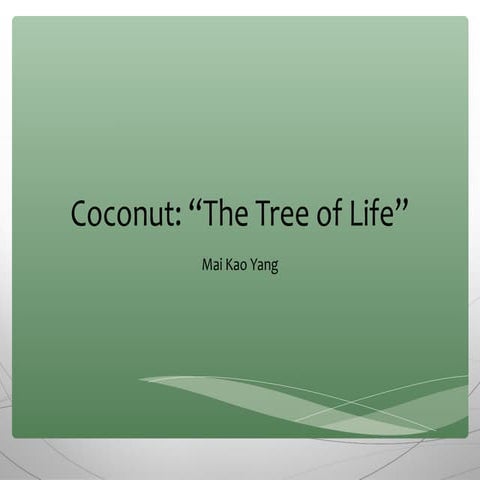 Kenya’s Coconut Value Chain by Gatsby Africa | PPTX