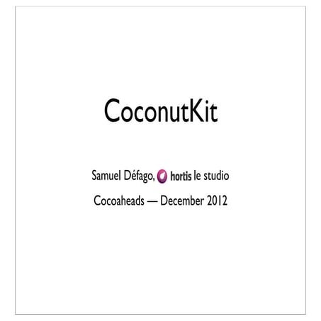 CoconutKit | PPT