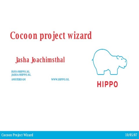 Cocoon Project Wizard | PPT