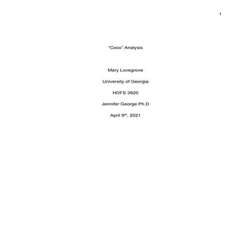 Coco analysis paper | PDF