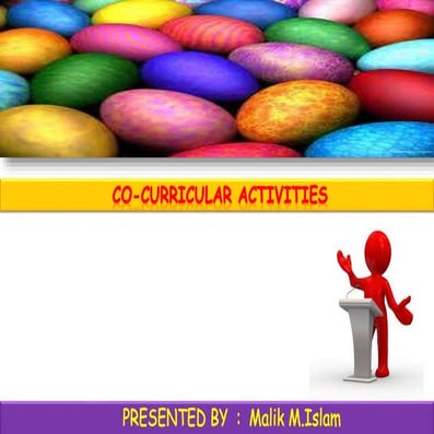 Co curricular activities | PPTX