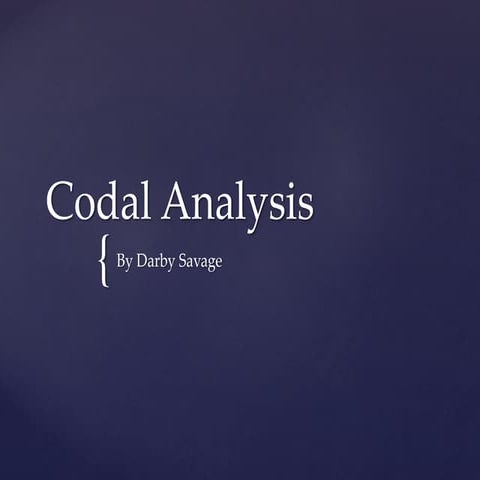 Horror movie openings analysis and codal analysis | PPTX