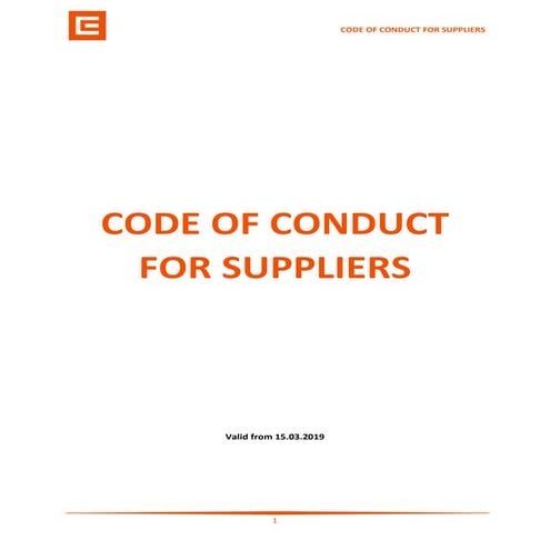 Cat Code of Conduct | PDF