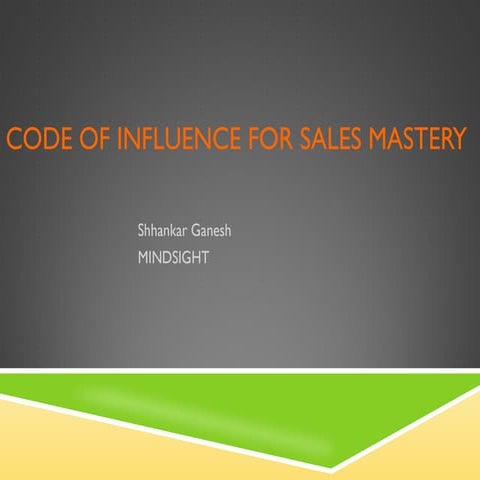 Code of-influence | PPT