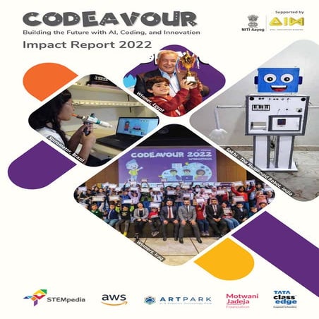 Codeavour 2022 Impact Report- Student AI and Coding Competition | PDF