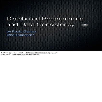 Distributed Programming And Data Consistency W Notes Pdf 5837