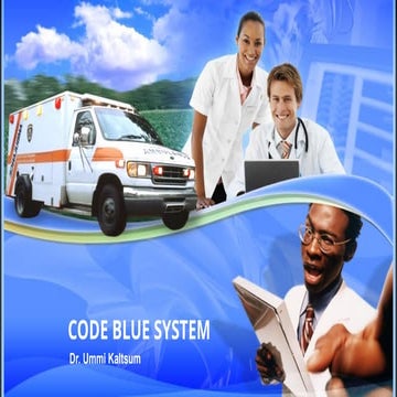 CODE BLUE SYSTEM. sistem kode biru di puskesmaspptx | PPTX