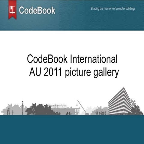 CodeBook's AU2011 picture gallery | PPT