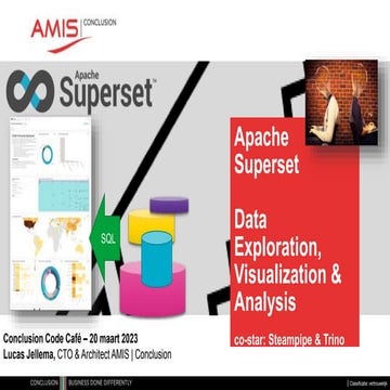Apache Superset Open Source Data Exploration And Visualization Conclusion Code Café March