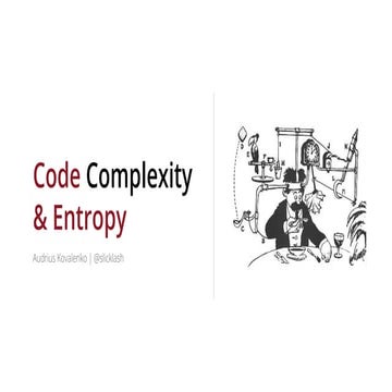 Code Complexity and Entropy | PDF
