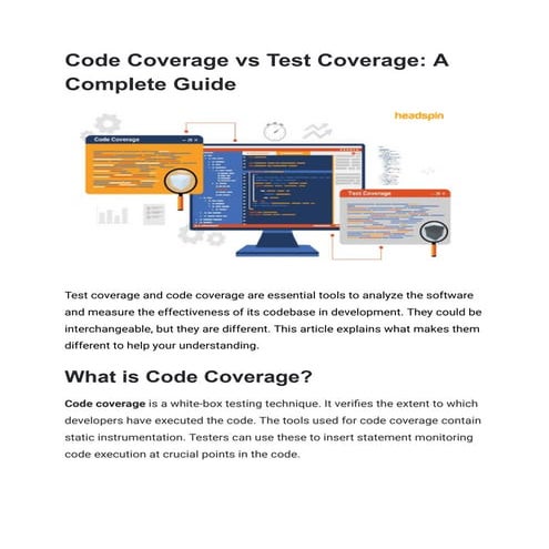 Code Coverage Vs Test Coverage A Complete Guide Pdf