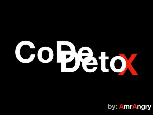 Code Detox code-detox