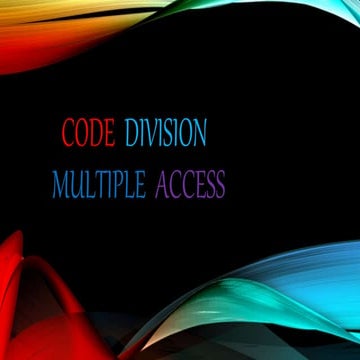 Cdma Code Division Multiple Accesspptx 