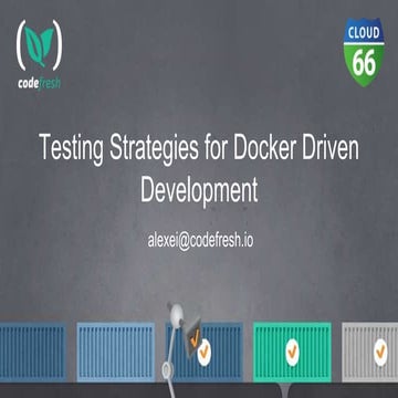Codefresh Cloud 66 Webinar Testing Strategies For Docker Driven Development Ppt