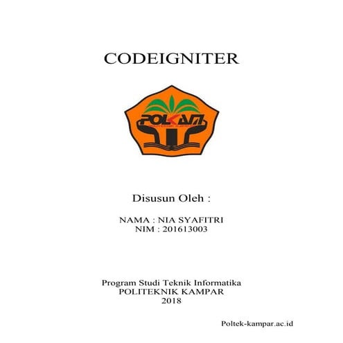 Codeigniter | PDF