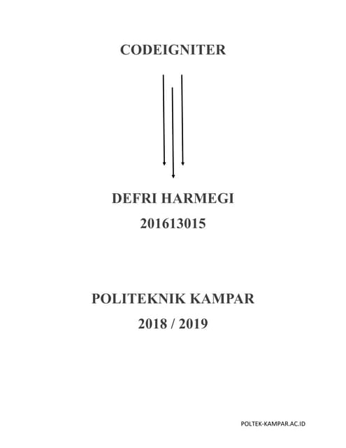 Sharing Session Practical CodeIgniter 3.pptx
