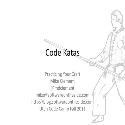 Code Katas Practicing Your Craft Ppt 3032