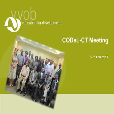 CODeL-ct presentation apr2011 | PPTX