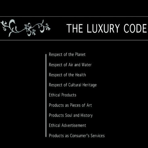 Luxury Code | PPT