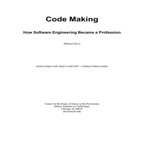 Codemaking | PDF