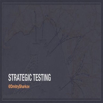Strategic Testing Codemash 2016 Ppt