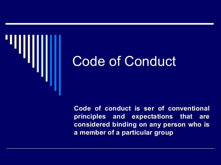 Code Of Conduct code-of-conduct