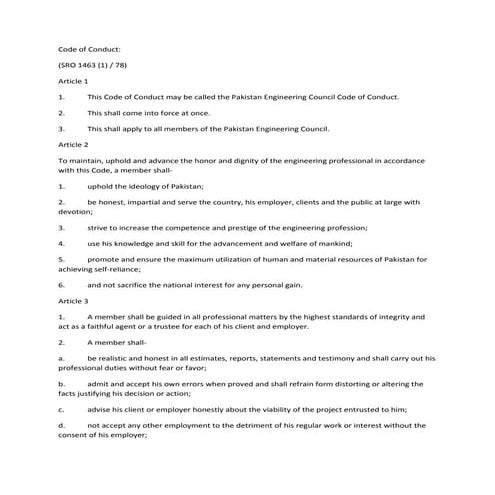 Code of conduct | DOC