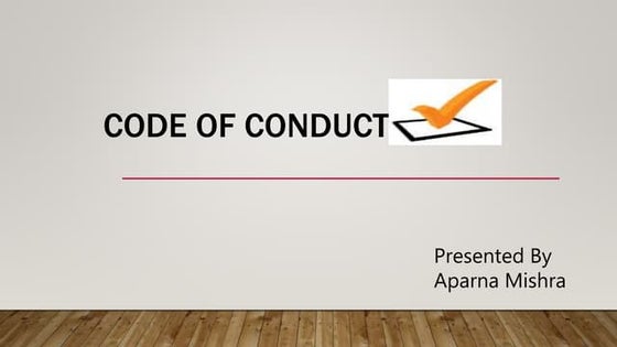 Code of Conduct | PPT