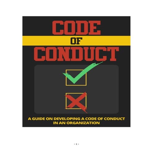 Code of conduct | PDF