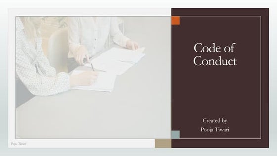 Code of conduct | PPTX