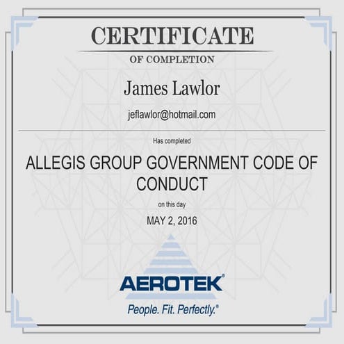 Codeofconductcertification | PDF