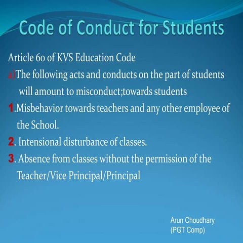 Model_Code_of_conduct_for_school_students.ppt